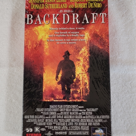 MCA Universal | Media | Vhs Backdraft Movie Brand New | Poshmark